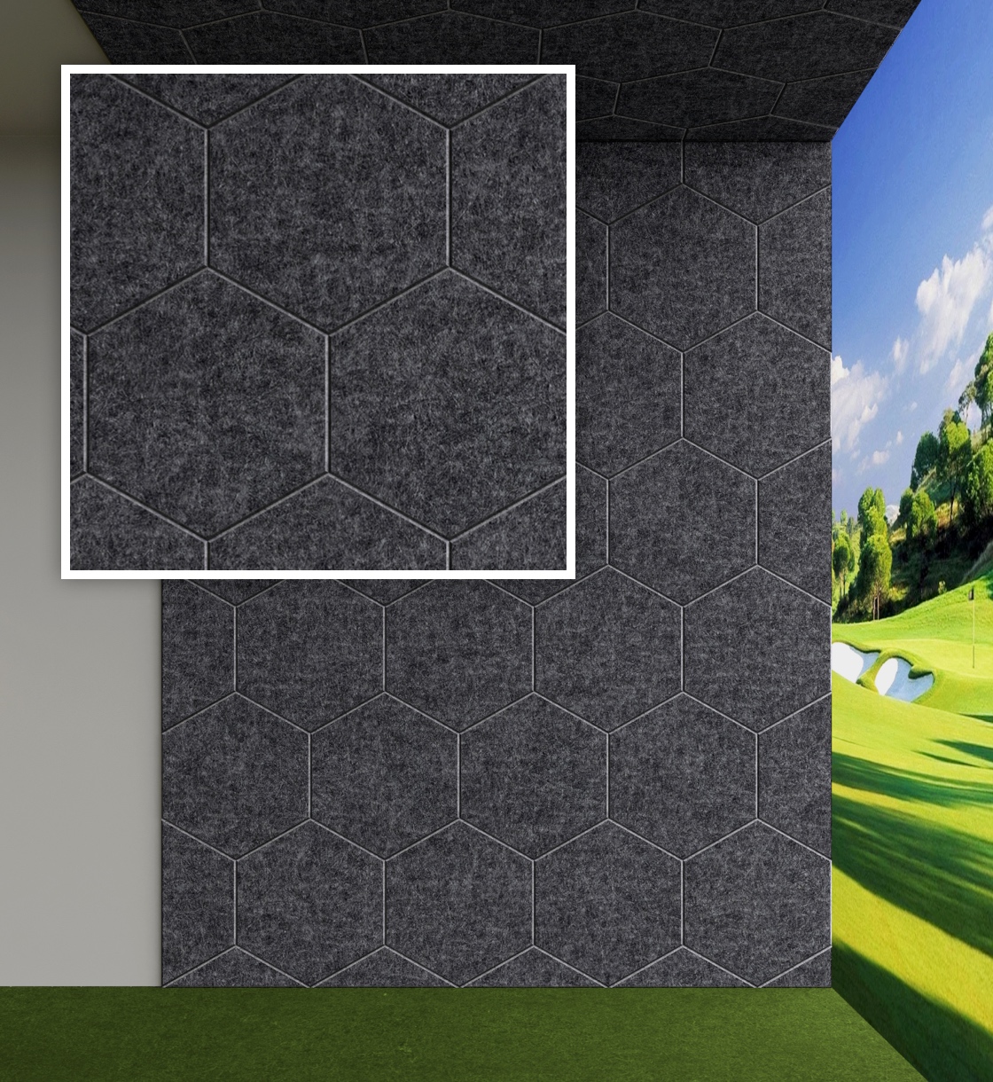 Design – Golf Simulator Sound Panels