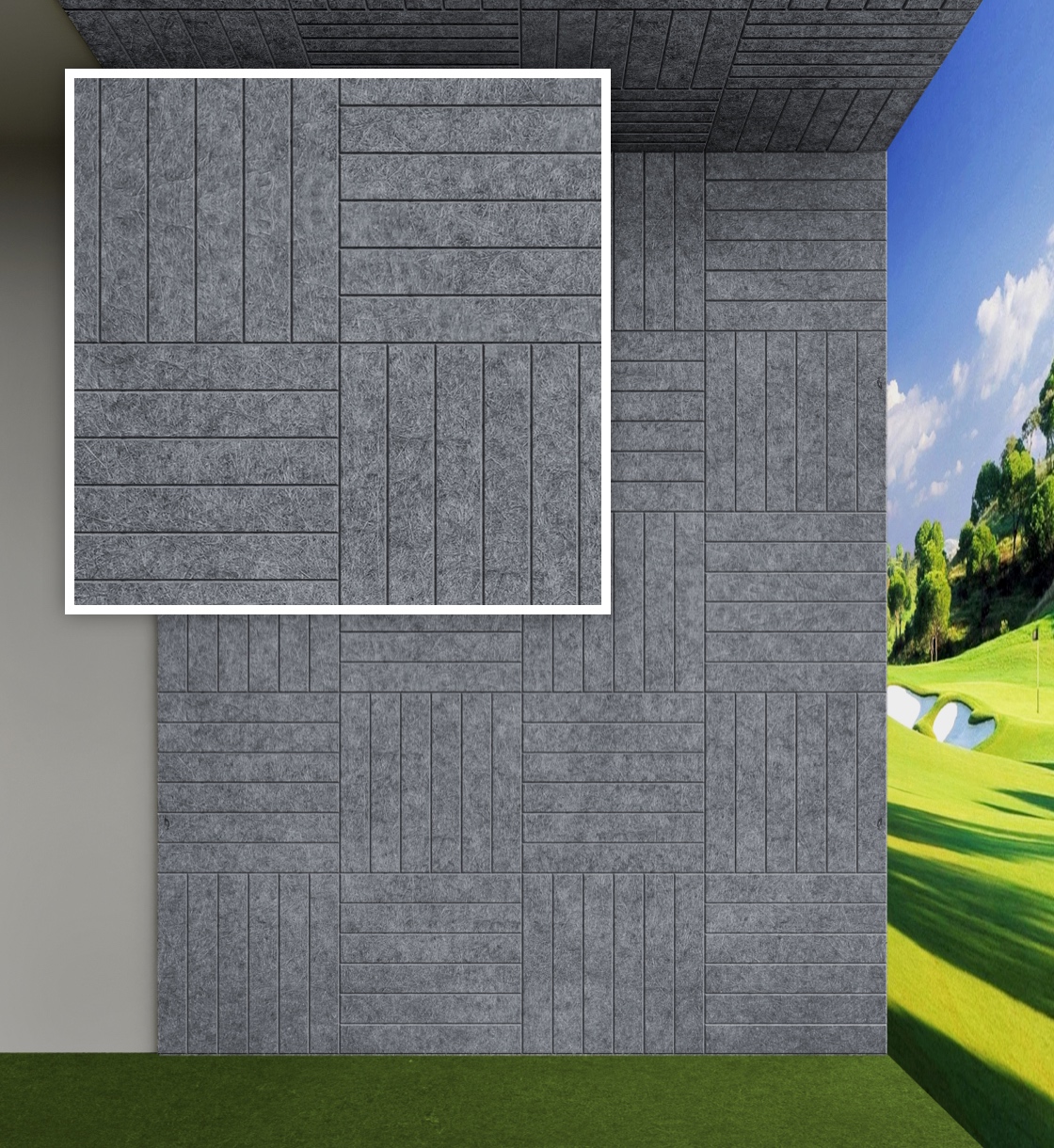 Design – Golf Simulator Sound Panels